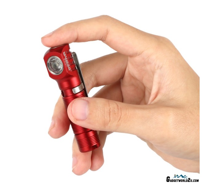 Manker E02 II RED Luminus SST20 CW LED 420L Angle Light