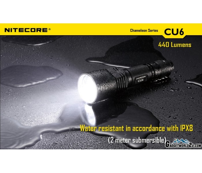 Nitecore CU6 CREE XP-G2 R5 LED 440L + UV Flashlight