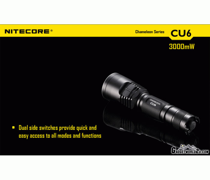 Nitecore CU6 CREE XP-G2 R5 LED 440L + UV Flashlight