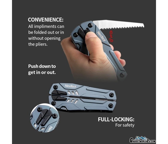 NexTool Sailor Pro EDC 14-in-1 Multitool Pliers Knife Wire Cutter NE20045