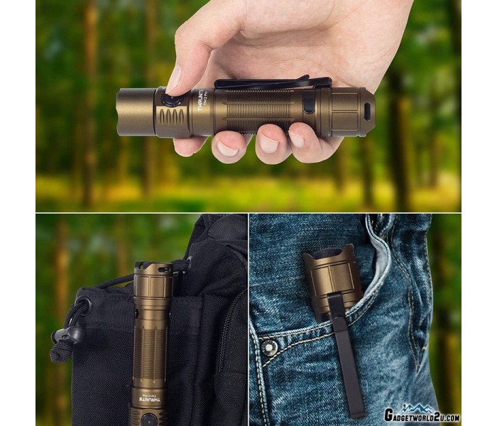 ThruNite TN12 PRO Desert Tan LUMINUS SFT40 CW LED 1900L Flashlight