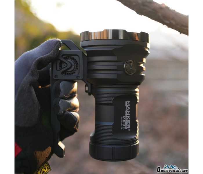 Manker MK38 Satellite Black 8x CREE XHP70.2 CW LED 41500L Rechargeable ...