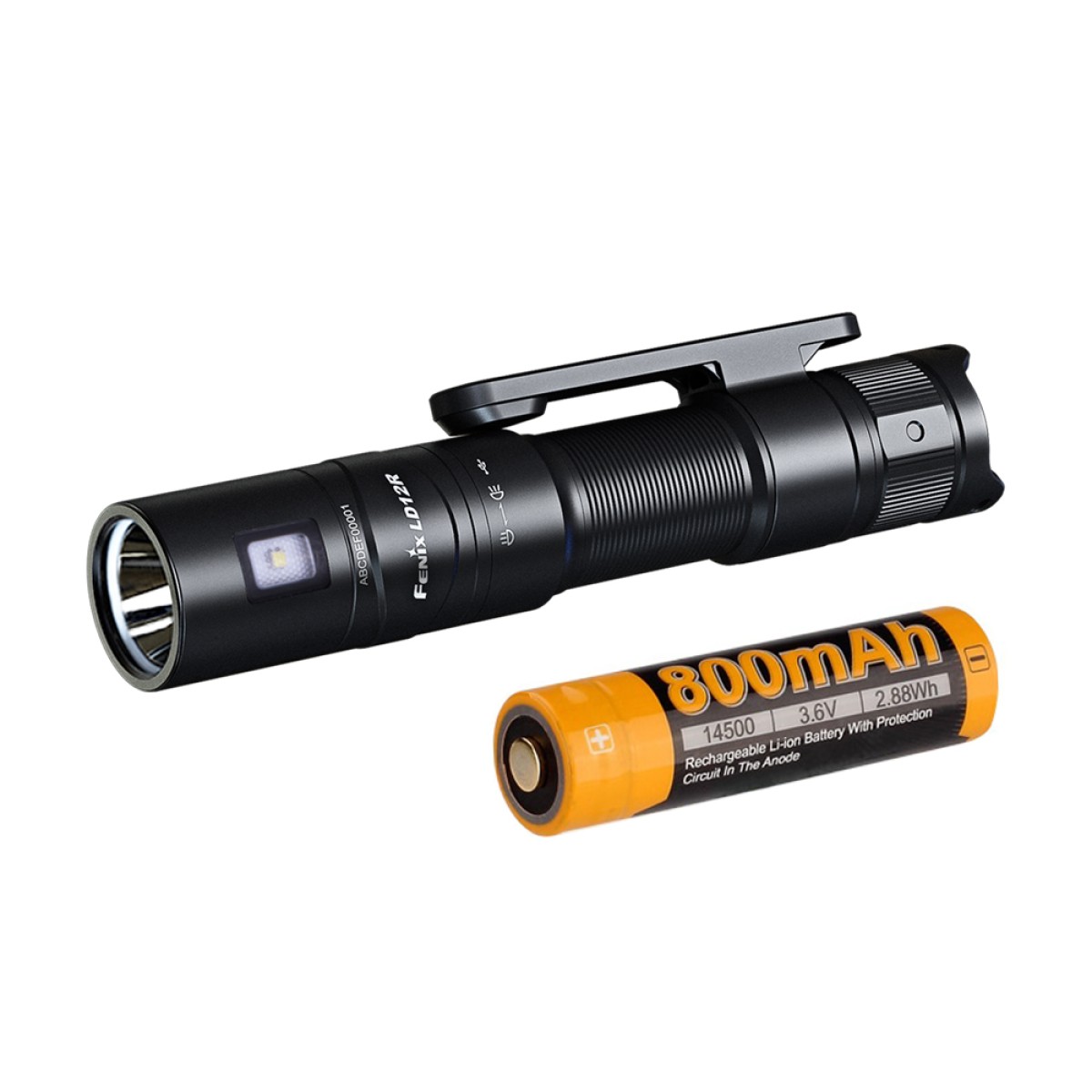 Fenix LD12R Luminus SST20 CW LED 600L Rechargeable Flashlight