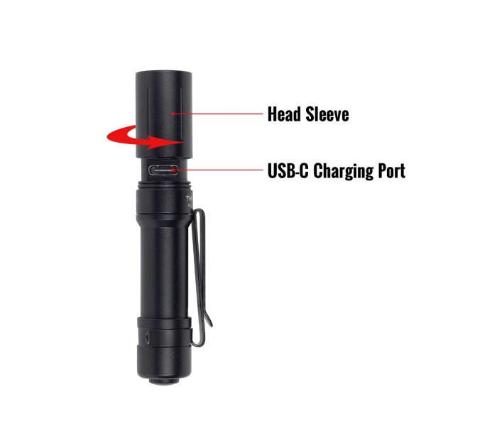 ThruNite Archer Mini NW SST20 LED 405L USB Rechargeable Flashlight