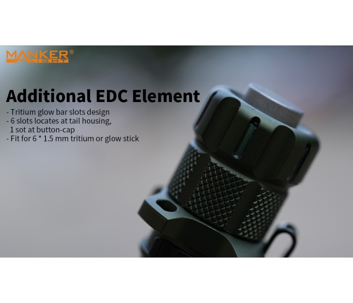 Manker Striker Mini BLACK Osram KW CSLNM1.TG Cool White LED 635L ...