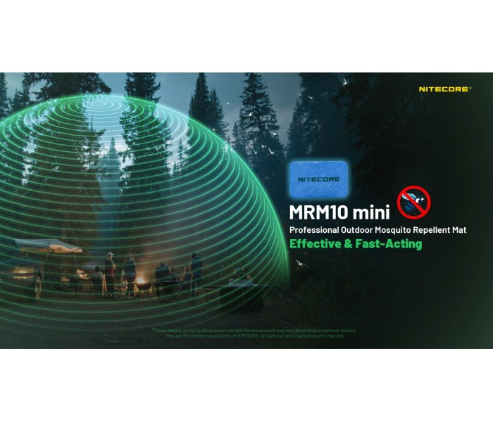 Nitecore MRM10 mini Mosquito Repellent Mats (60pcs/box) + FREE EMR11D ...