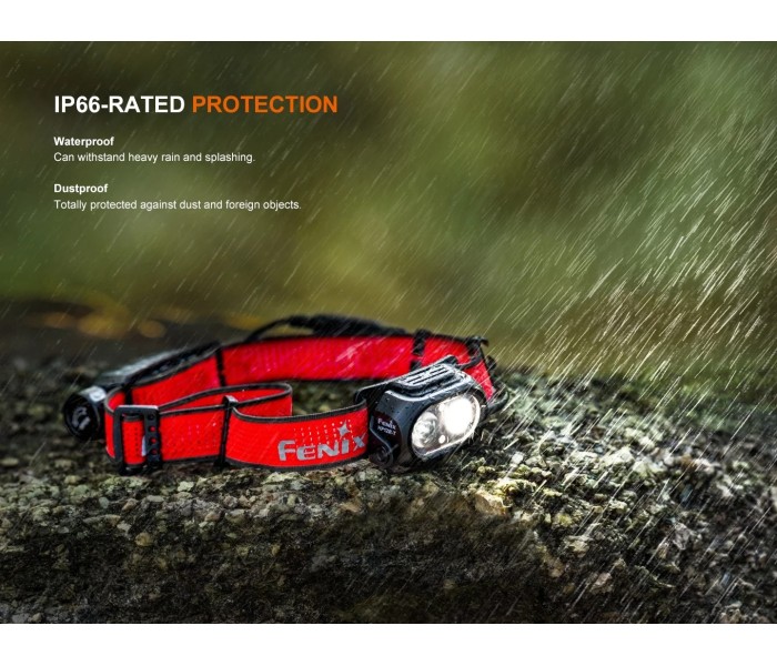 Fenix HP12R-T (Red Headband) SFT25 + SST20 LED 1300L Trail Running Headlamp