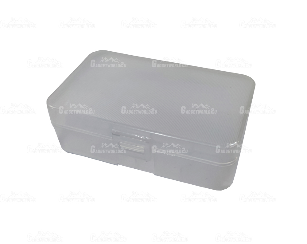Battery Storage Case for 2* Unprotected Flat Top 21700 / 2* 18650 Battery