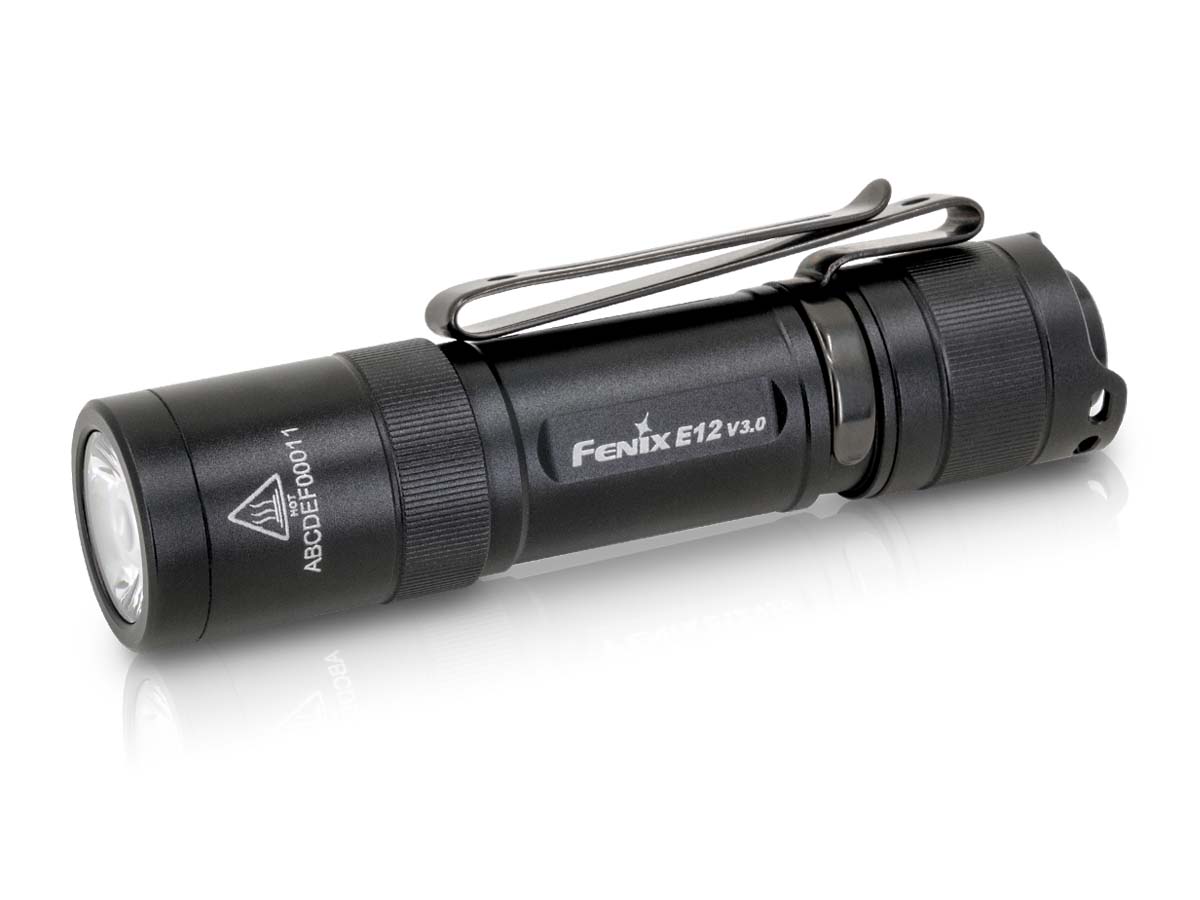 Fenix E12 V3.0 Luminus SST20 LED 200L Pocket Sized Flashlight
